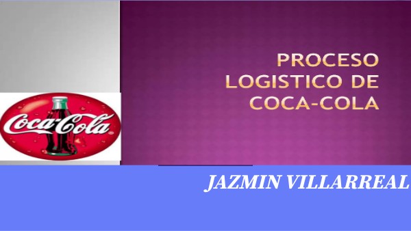 LOGISTICA DE COCA COLA | Genially
