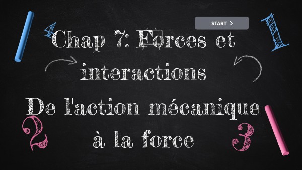chap 7: forces et interactions | Genially