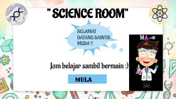 PERMAINAN SCIENCE ROOM | Genially