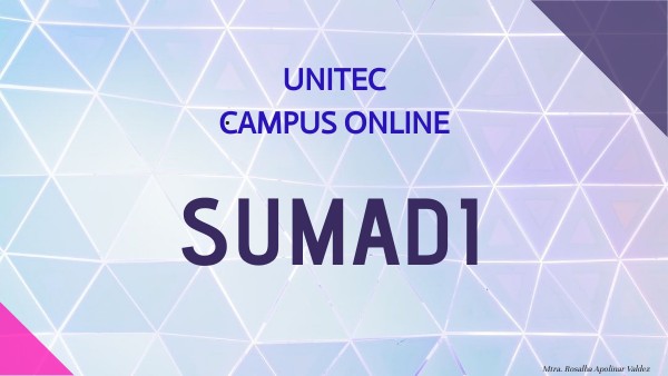 PRESENTACIÓN SUMADI | Genially
