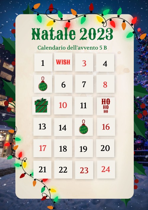 Calendario Natale ok 5 B | Genially