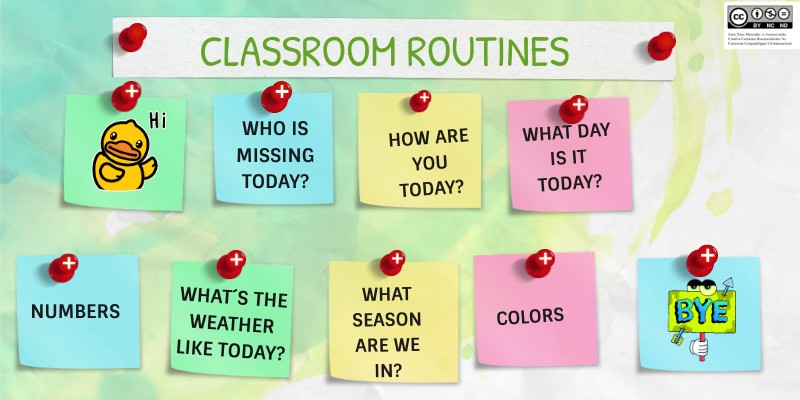 Gotzone - Classroom routines English | Genially