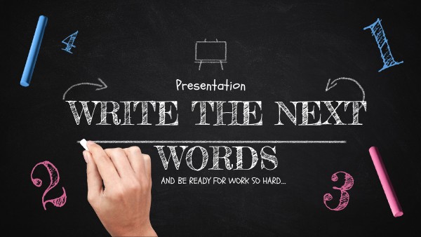 Chalkboard Presentation | Genially