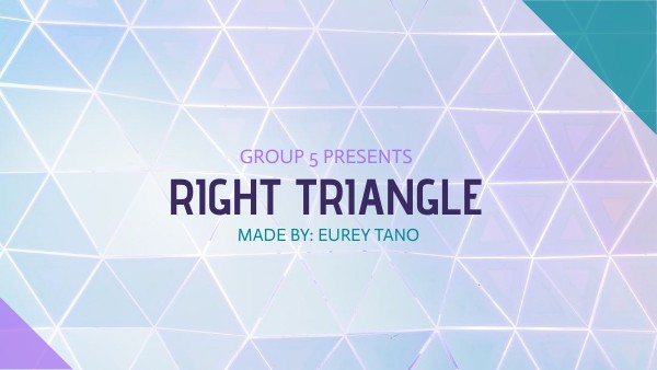 Right Triangle