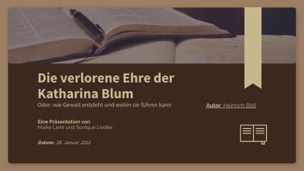 Die verlorene Ehre der Katharina Blum