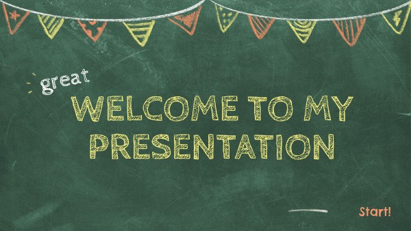 ANIMATED CHALKBOARD PRESENTATION | Genially