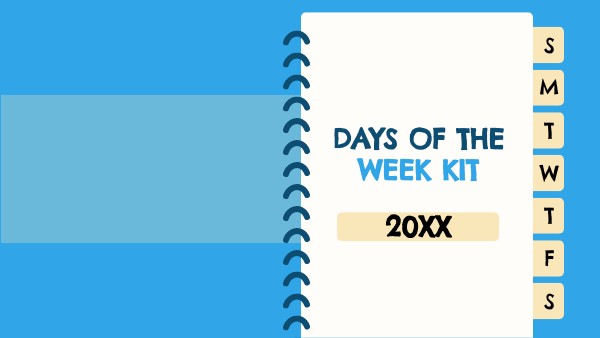 Days of the week kit | Genially