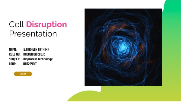 cell disruption PRESENTATION | Genially