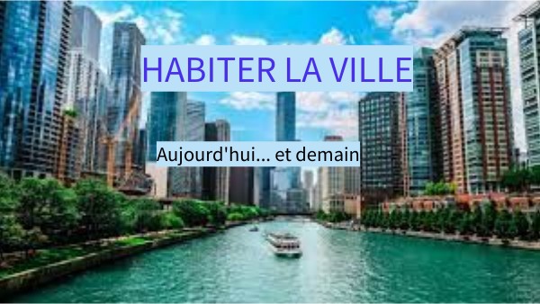 PROJET HABITER LA VILLE