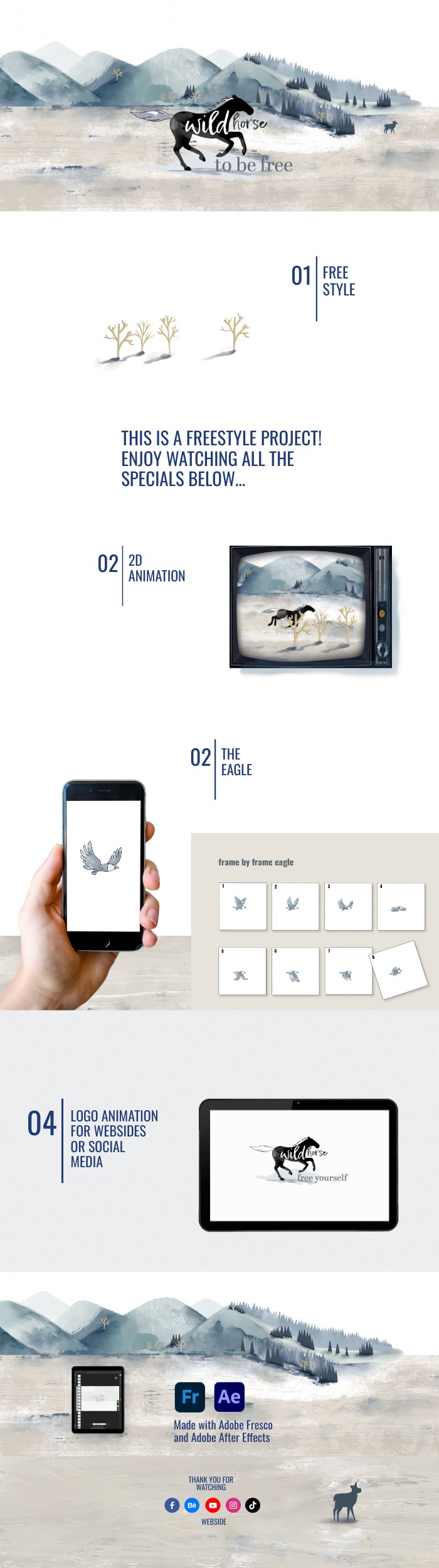 Wild Horse Logo Animation | Genially