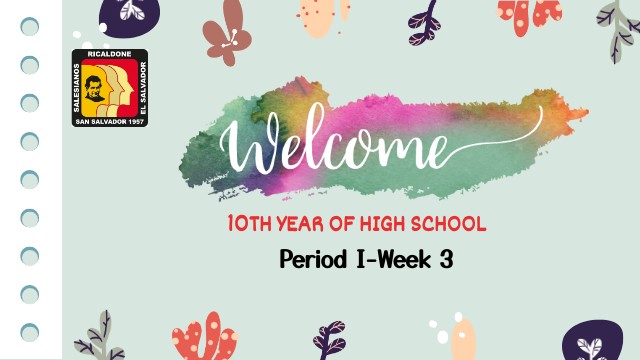 10th-Period I-Week 3 | Genially