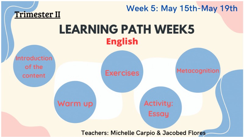 TII-Learning path week 5-9th