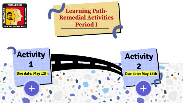 Learning Path-Remedial Activities Period I