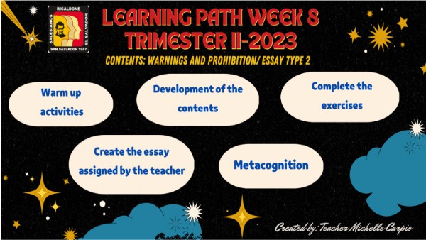 Trimester II-Learning path week 8