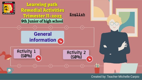 9th-Learning path-Remedial activities trimester II | Genially