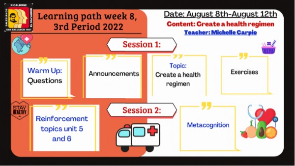 Learning path week 8-3rd perido 2022