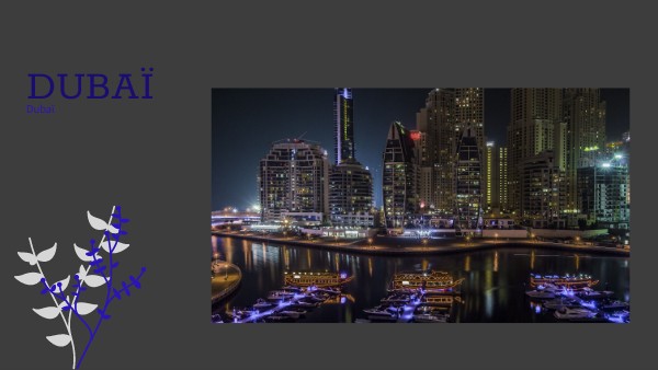 exposé sur la ville de Dubai | Genially