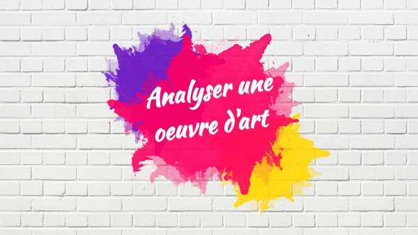 Analyser une œuvre d'art | Genially