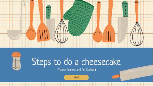 COOKING RECIPE PRESENTATION