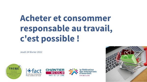 TRESSE#1 Consommer et acheter responsable au travail