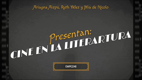 Cine en la Literatura | Genially