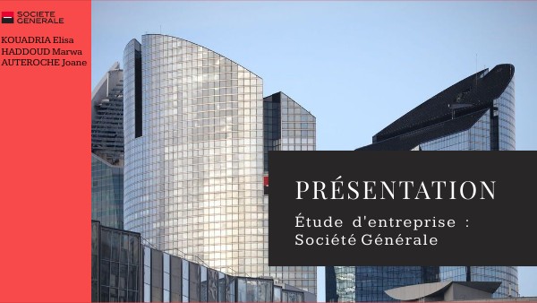 Société Générale | Genially