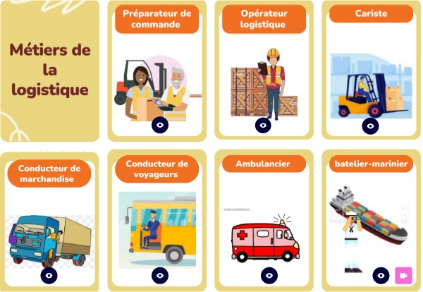Métiers de la logistique et mécanique - individuel