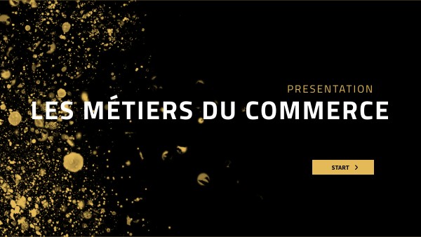 Métiers du commerce | Genially
