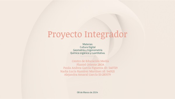 Proyecto integrador | Genially