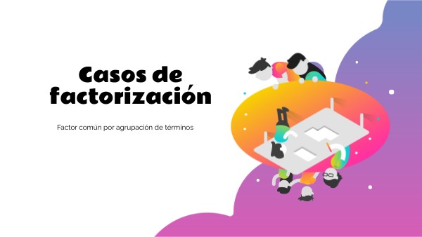 Factor común por agrupación