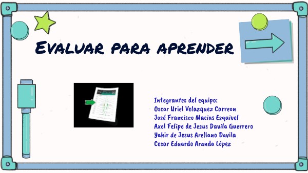Evaluar para aprender | Genially