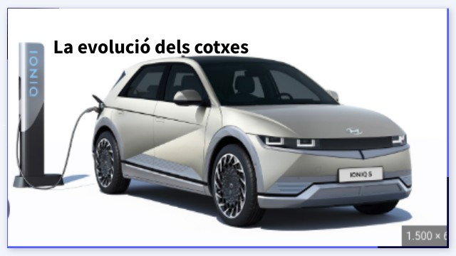 L'evolució del cotxes