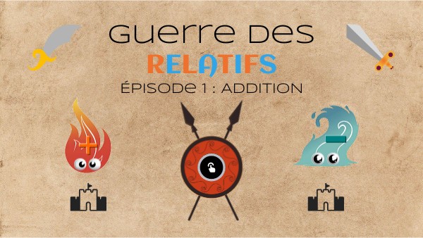 Guerre des relatifs n°1 - Addition | Genially