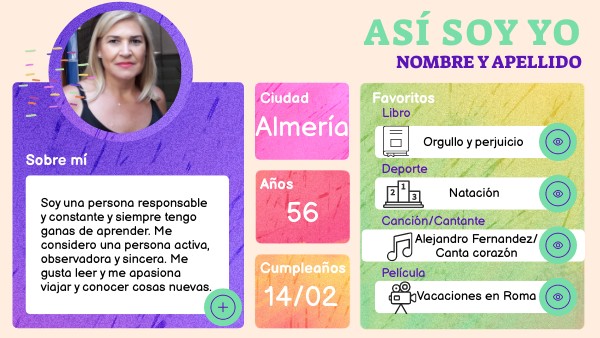 TARJETA ASÍ SOY YO | Genially