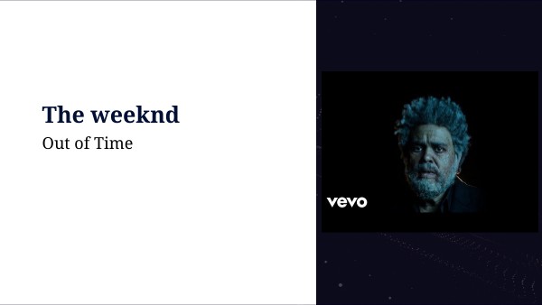 The weeknd