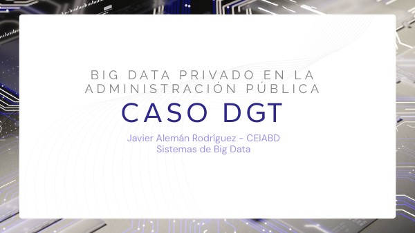 Presentación Big Data & IOT
