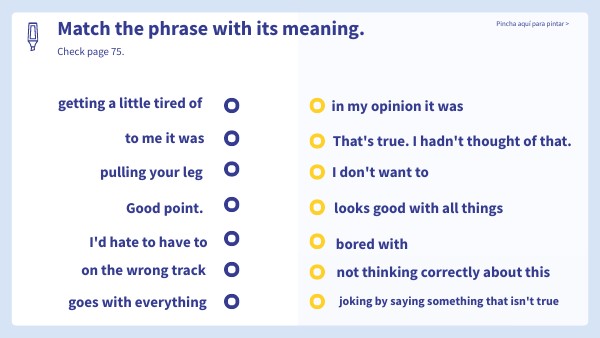 Unit 7 phrases | Genially