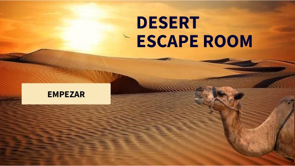 ESCAPE ROOM DESERT