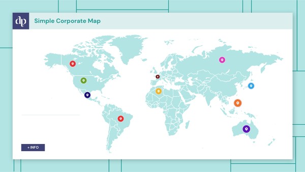 SIMPLE CORPORATE MAP | Genially