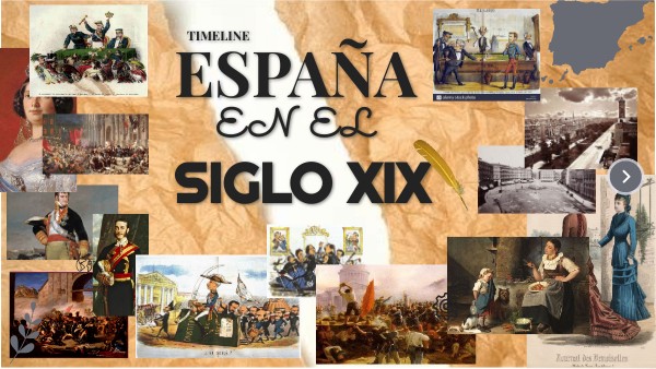 Linea del tiempo- Siglo XIX en España | Genially