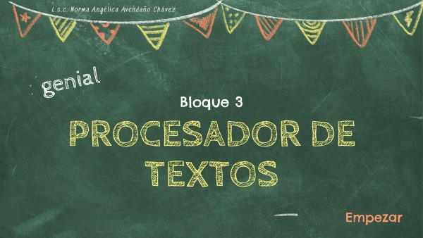 B3_Procesador de textos | Genially