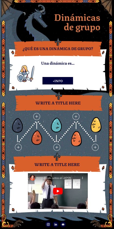 Infografía- Dinámicas de grupo | Genially