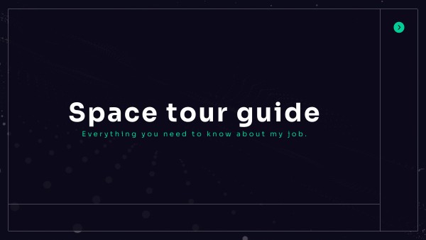 Tour Space guide | Genially