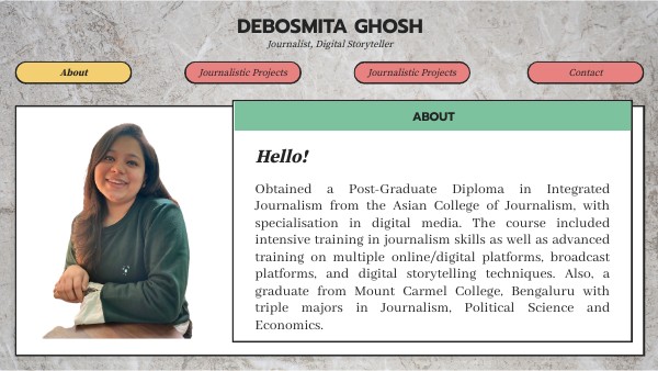 Debosmita Ghosh- Portfolio