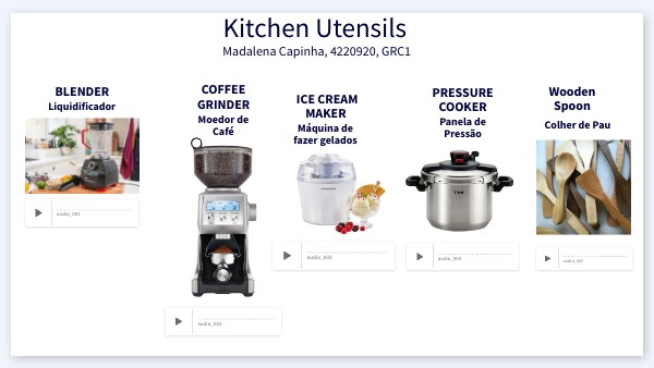 Kitchen Utensils | Genially