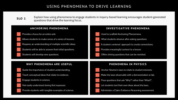 Using Phenomena to Drive Learning | Genially