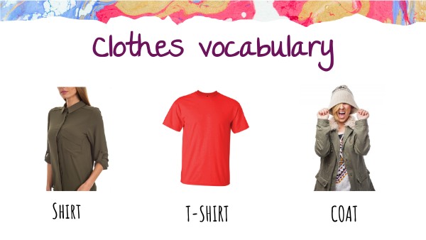 Clothes Vocabulary | Genially