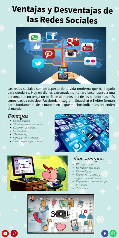 Ventajas y Desventajas de las Redes Sociales | Genially