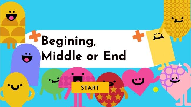 Beginning, Middle or End-P | Genially