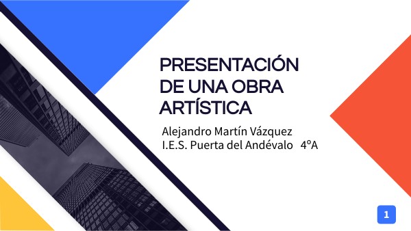 PRESENTACIÓN DE OBRA ARTÍSTICA - PLÁSTICA | Genially